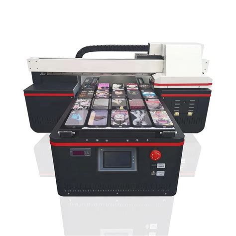 A3 Uv Small Flatbed Printer Lot Number Printer For Mobile Case Teq