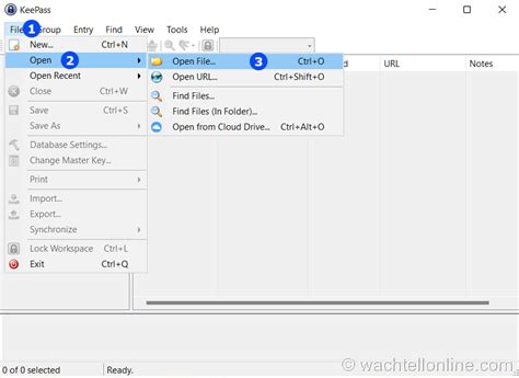 keepass password safe backup step by step wachtellonline