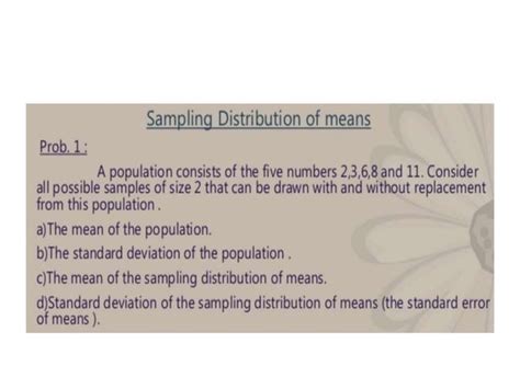 Sampling Detail Explanation Statisticspptx