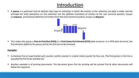 queue data structure ppt