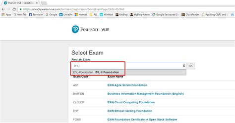 Como Agendar El Examen Itil Foundation Seleccionar Itil Javier Perez Cmdb Itom Expert