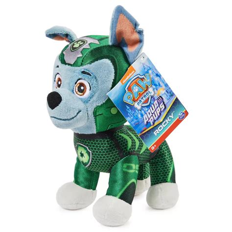 Paw Patrol Rocky Plush Aqua Pups
