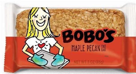 Bobos Maple Pecan Bars Recalled For Undeclared Peanuts
