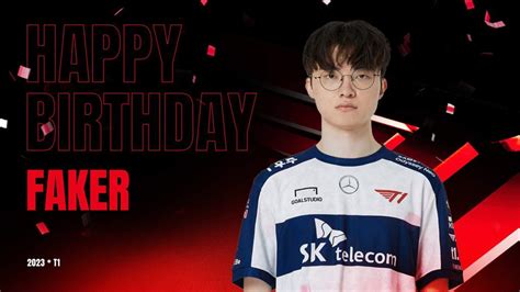 Es el cumpleaños 27 de Faker League of Legends en Español Amino
