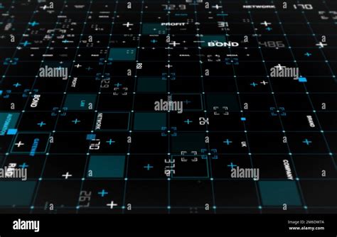 Digital Data Grid Technology Backgroundhitech Corporate Network