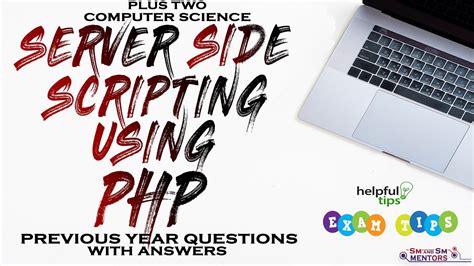 Server Side Scripting Using Php Previous Year Questions Plus Two