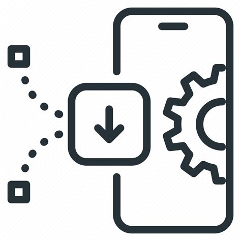 Mobile Install Software App Update Icon Download On Iconfinder