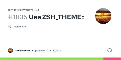 Use ZSH THEME Issue Romkatv Powerlevel K GitHub