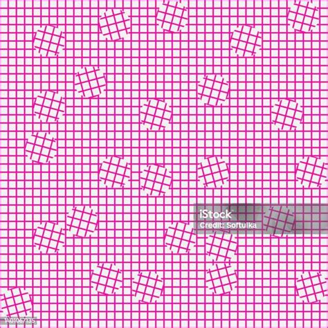 การออกแบบลวดลายเรขาคณิตโมเสคนามธรรมที่มีรูปร่างและตัวเลขที่เรียบง่าย ภาพประกอบสต็อก ดาวน์โหลด