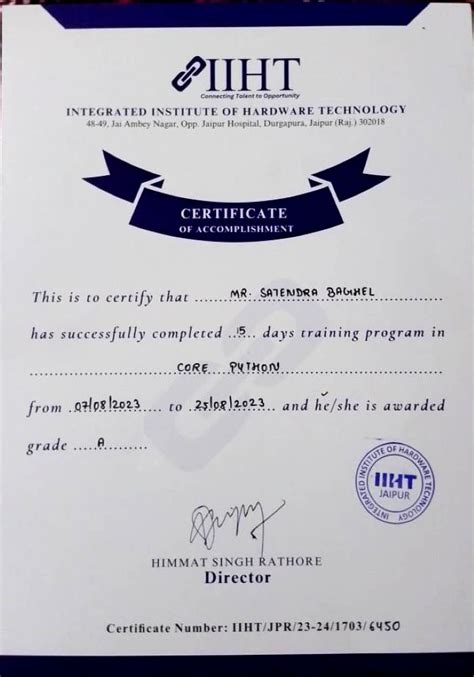 satendra baghel on linkedin python iihtltd piet