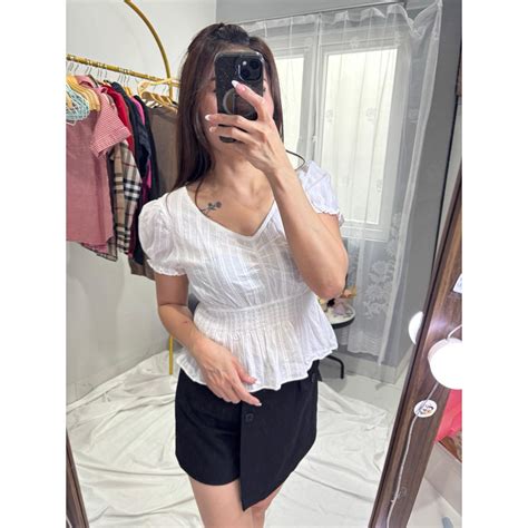 Jual Top Putih Preloved Shopee Indonesia