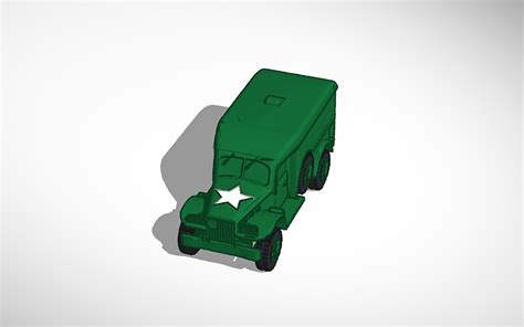 3d Design Wwii Dodge Wc53 Tinkercad