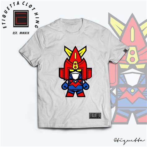 Anime Shirt Voltes V Voltes V Chibi Lazada Ph