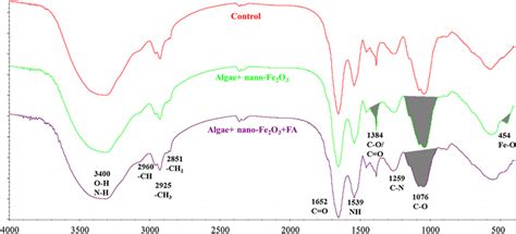 Ftir Spectra Of Synechococcus Sp Pcc7942 Incubated In 10 Mg L⁻¹ Of Download Scientific Diagram
