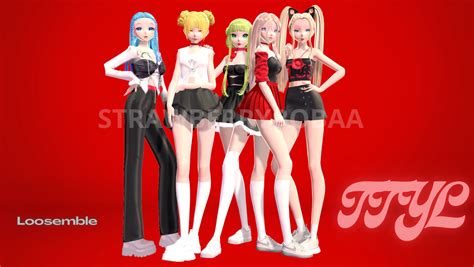 Mmd Loosemble Ttyl Dl By Strawberrybobaa On Deviantart