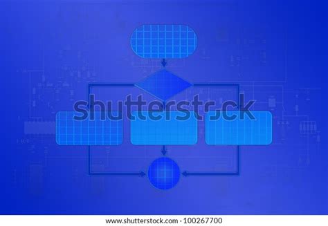 Empty Flow Chart Diagram Stock Illustration Shutterstock