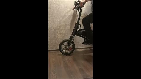 Передняя мотовилка на KUGOO V1 - YouTube