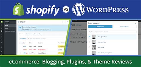 Shopify Vs Wordpress Ecommerce Blogging Themes Plugins 2024
