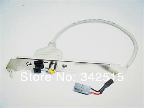 Купить rca spdif jsp1 из материнской платы кабель кронштейн пластины ...