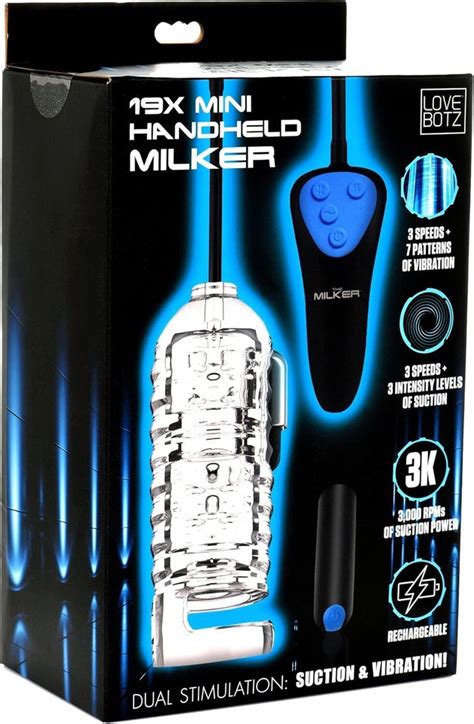 Auto Mini Handheld Milker Masturbator Powerful Masturbation Remote Men