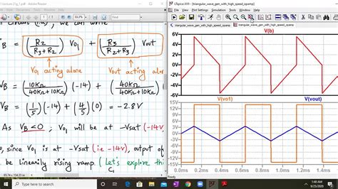 Triangular Waveform Generator Analysis And Frequency Derivation Youtube