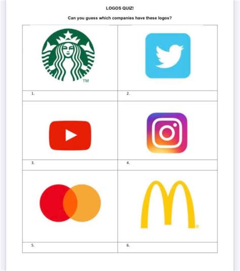 Logo Design Quiz Answers