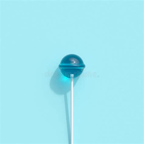 Blue Pentagonal Box On Blue Background Stock Illustration