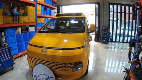 현대자동차 스타리아 1열 강화도어 유리를 이중접합 차음 도어로 업그레이드 교체 시공하는 과정 소개와 도어유리 교체 수리가격 정보 안내 네이버 블로그