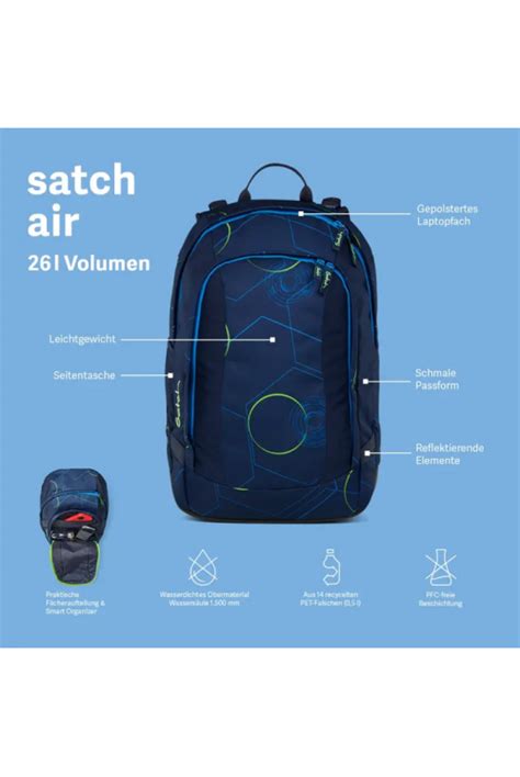 Sac à Dos Scolaire Satch Air Seismic Green