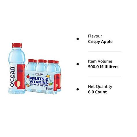 Ocean Fruit Water Crispy Apple Flavor Enriched With Vitamins