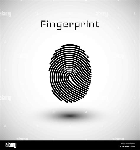 Finger Print Scanning Identification System Biometric Authorization And Business Security