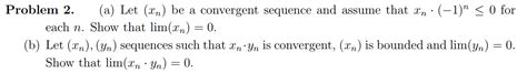 solved a let xn be a convergent sequence and assume that