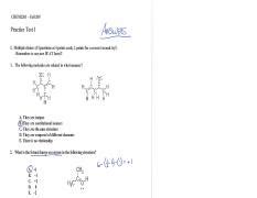 CHEM2201 F17 PT1 ANSWERS Pdf CHEM2201 Fall 2017 Practice Test 1 A13 WERS I Multiple Choice