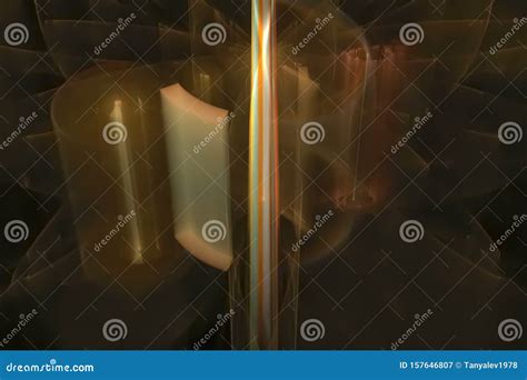 Future Fractal Dark Curve Texture Overlay Template Style Luminous