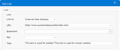Wysiwyg Web Builder Accessibility