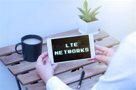 Conceptual Caption Lte Networks Word For Fastest Network Connection Available For Wireless
