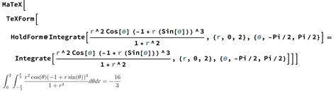 Functions Why Does This TeXForm Cause Many Errors Mathematica Stack Exchange