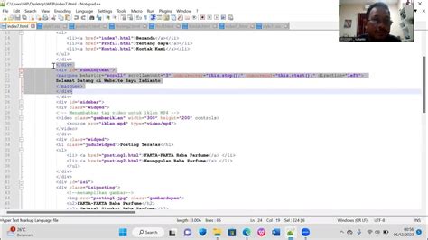 tutorial membuat website sederhana menggunakan html css youtube