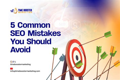 5 common seo mistakes you should avoid time booster marketing