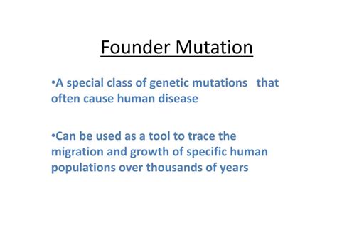 Ppt Founder Mutation Powerpoint Presentation Free Download Id 2498640