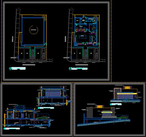 Cajeros En Dwg 179 89 Kb Librería Cad