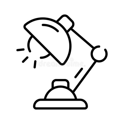 well designed icon of table lamp customizable vector stock vector