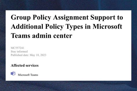 More Policy Types For Microsoft Teams How To Manage Them