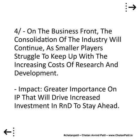 Chetan Arvind Patil On Twitter 4 On The Business Front The Consolidation Of The Industry