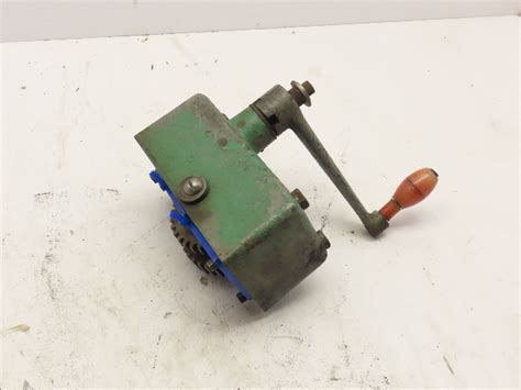 Powermatic 1200 Drill Press Head Elevator Gearbox Crank Assembly Iron