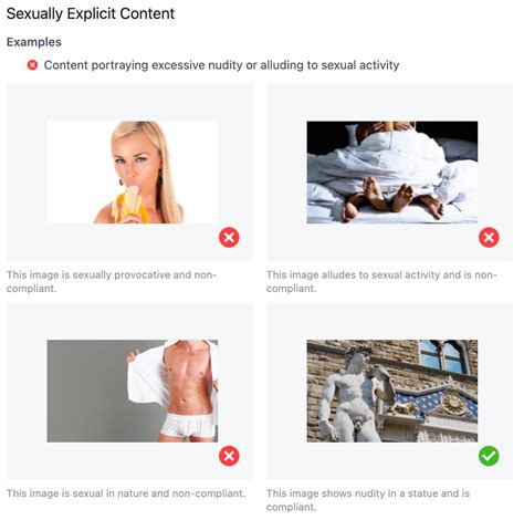 Facebooks Sex Policy Clare Bayley