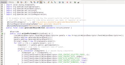 Crear Un Wizard Con Netbeans Platform