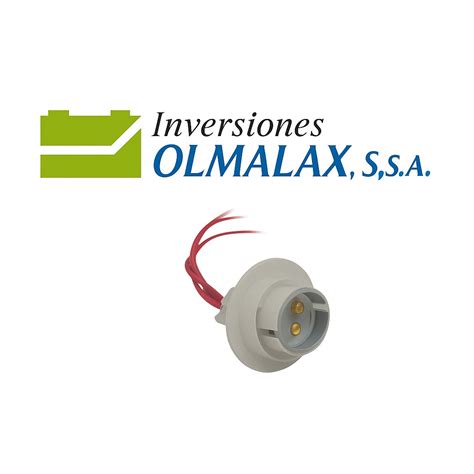 Socket Pbombillo Auto 2 Contactos Interior Ceramico Unid