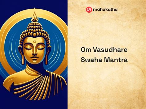 Om Vasudhare Swaha Mantra Lyrics Meaning Benefits Download