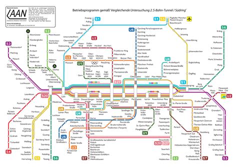 Munich S Bahn Map Munich Public Transport Map Munich S Bahn Map